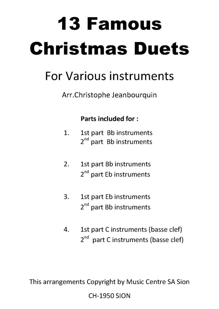 13 Famous Christmas Duets volume 1 - Music centre